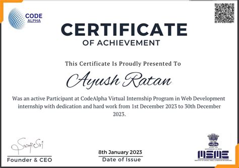 Ayush Ratan On Linkedin Codealpha Intern Webdeveloper