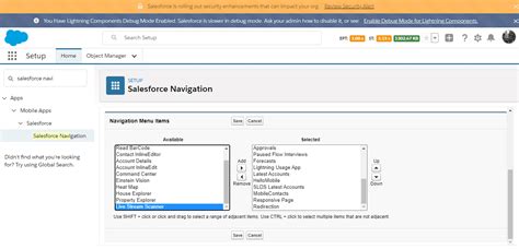 How To Add The Custom Tabs In Salesforce1 Mobile App