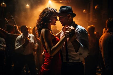 Premium Photo Lively Salsa Dance Session Generative Ai