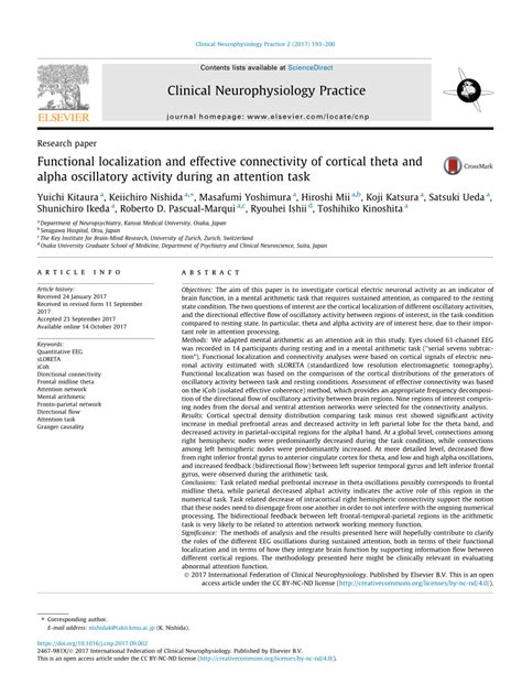 Pdf Functional Localization And Effective Connectivity Of Cortical