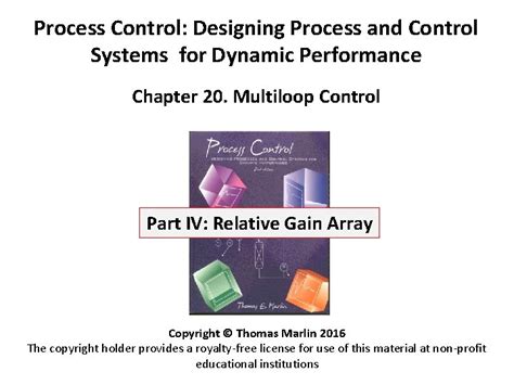 Process Control Designing Process And Control Systems For