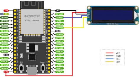 Lcd1602 I2c Module Pwm Adjustable Backlight 33v5v For Arduino