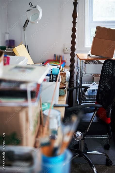Hoarding Chaos And Messy Room In Home With Mental Health Garbage And Storage With Disorder