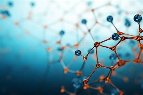 Intricate Molecular Patterns Grace This Scientific Background Inviting