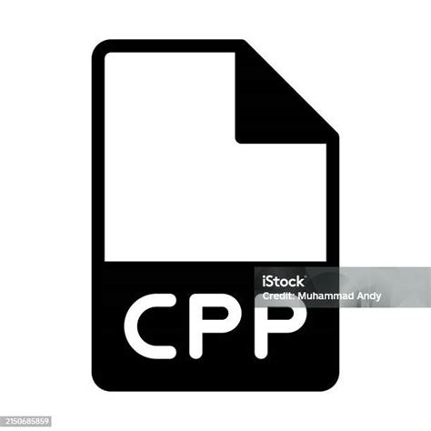 Ikon Jenis File Cpp File Dokumen Dan Ikon Simbol Format Folder Dalam