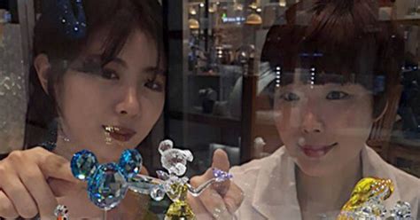 크리스탈로 만든 디즈니 캐릭터