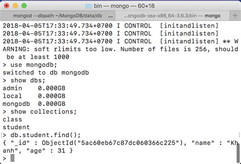 Thao TÁc VỚi Mongodb Trong Java