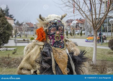 Slavic - Traditional Carnival Mask Editorial Stock Image - Image of ...