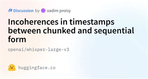 openai whisper large v3 · incoherences in timestamps between chunked