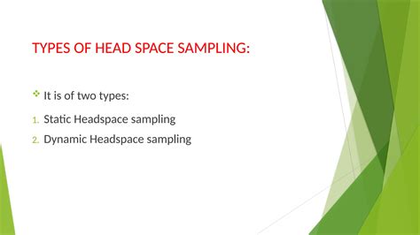 Head Space Sampling In Gas Chromatography Pptx