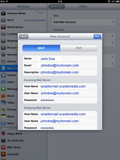 Setup Apple Ios Iphone And Ipad For Imap Scarab Media News