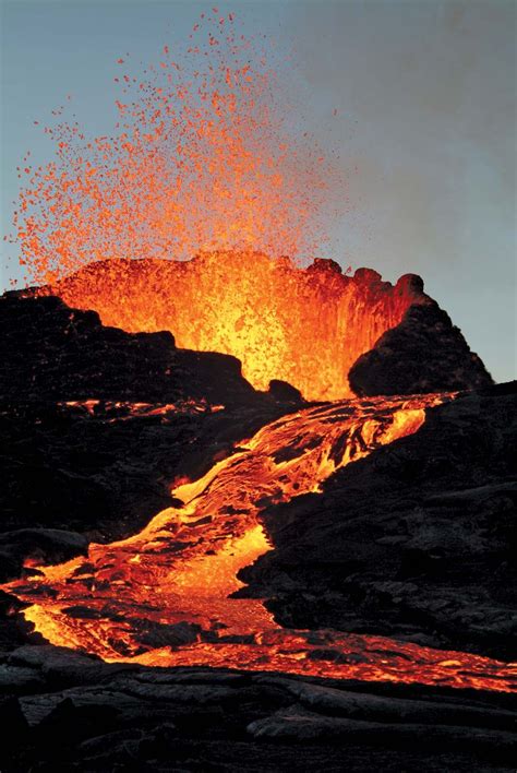 Lava Types Composition Temperature Facts Britannica