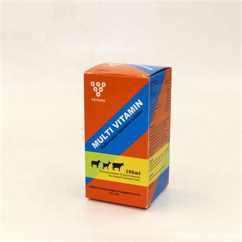 สัตวแพทย์เวชภัณฑ์สุขภาพ Multivitamin Injectable Solution คุณภาพสูง สัตวแพทย์เวชภัณฑ์สุขภาพ