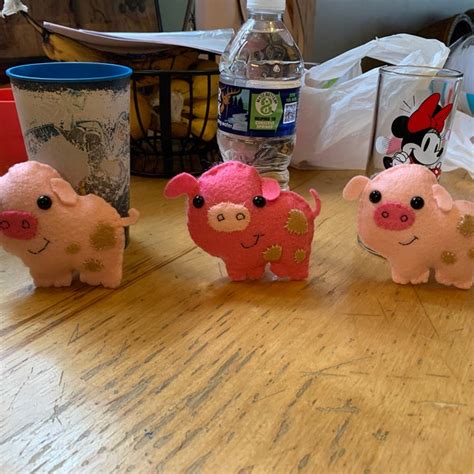 Felt Pig Pattern Pdf Tutoriall Felt Ornaments Pig Sewing Pattern Diy