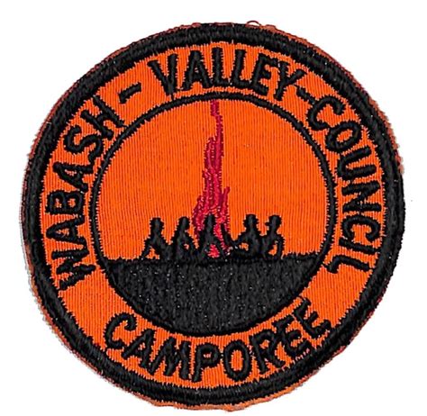 Bsa Patch Wabash Valley Council Camporee C1950s 60s Scarce £1143