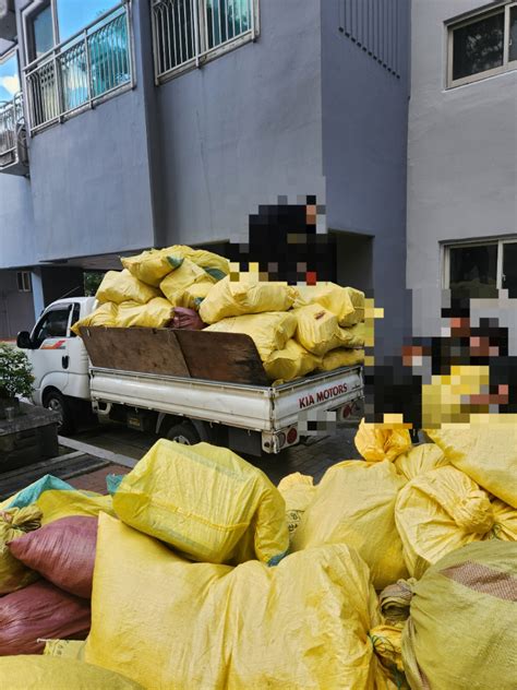 이사 폐기물 처리 수거 업체 후기 우아한정리 작업후기 쓰레기집청소 유품정리 폐기물처리 정리수납 집정리
