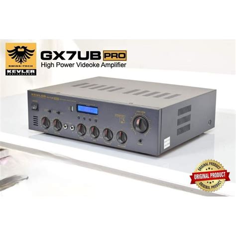 Kevler Gx 7ub Pro Professional Amplifier 800w Shopee Philippines