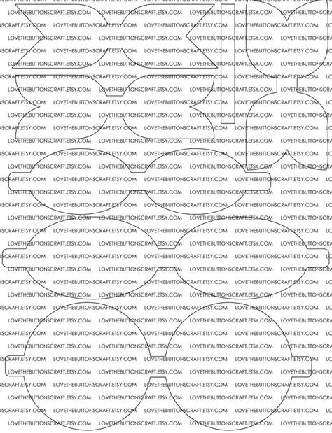 Big Bow Template 5inch Digital File Svg Png For Cricut Etsy