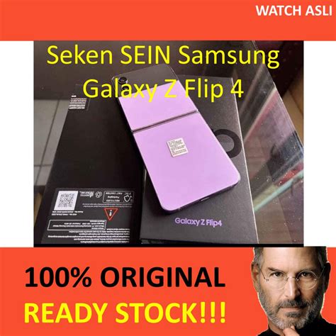 Jual Seken Sein Samsung Galaxy Z Flip G Gb Gb Gb Blue Purple Resmi Sein Shopee