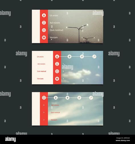 web design elements minimal header design with blurred background and