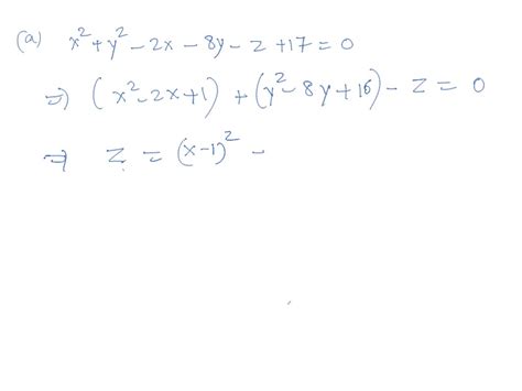 Solved B What Does The Equation 22x 4y2 0 Represent Hyperboloid