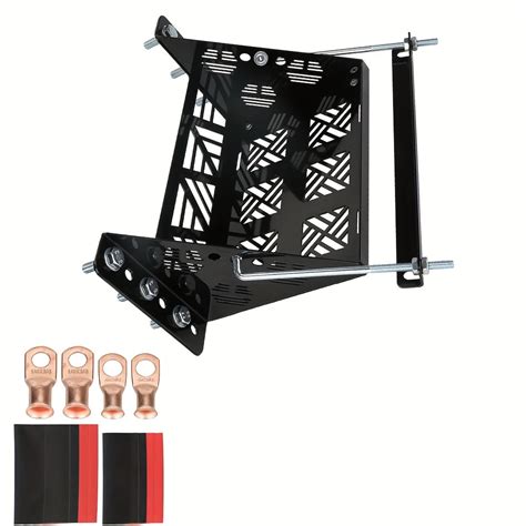 Metal Steel Small Battery Box All Purpose Battery Mounting Tray Battery