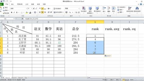 使用rank函数排名 腾讯视频