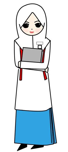 Free Stuff Doodle Perempuan Beruniform Sekolah Myra Azraff