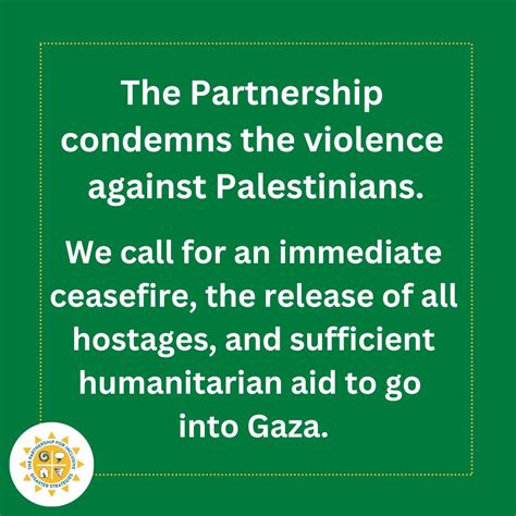 The Partnership For Inclusive Disaster Strategies Condemns The Violence Against Palestinians We