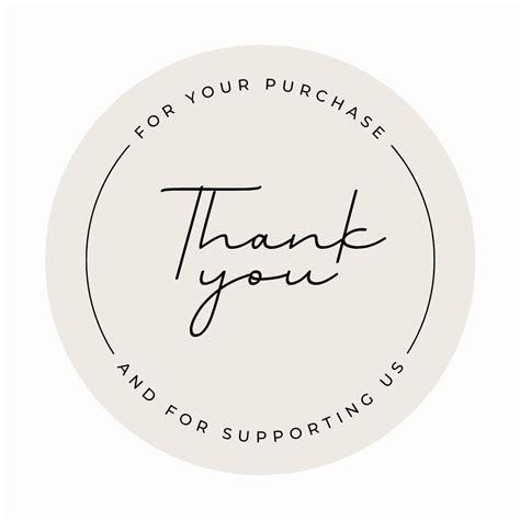 Digital Thank Sticker Template Download Unlimited Use Business