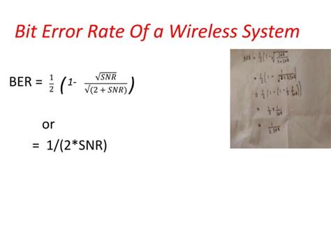 bit error rate pptx computing technology and computing