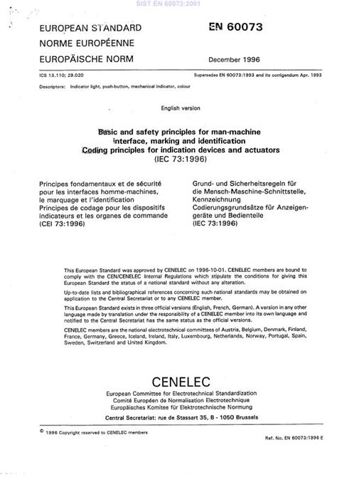 En 600731996 Basic And Safety Principles For Man Machine Interface