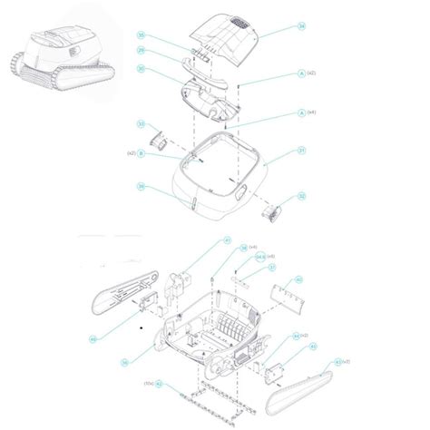 Maytronics Dolphin Proteus Dx4 Pool Cleaner Parts Leslies Pool Supplies