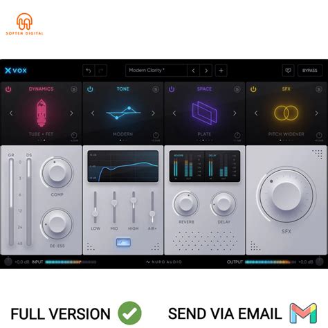 Jual Nuro Audio Xvox VST Plugin Most Advanced Vocal Strip Plugin Ever