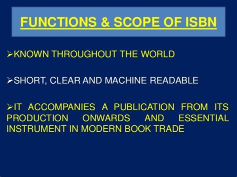 Isbn International Standard Book Number