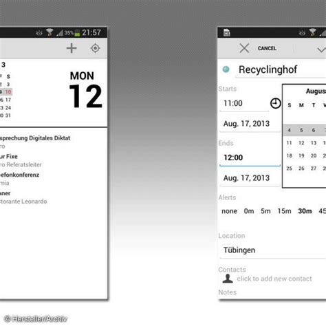 Offline Calendar Für Android Im Test Connect