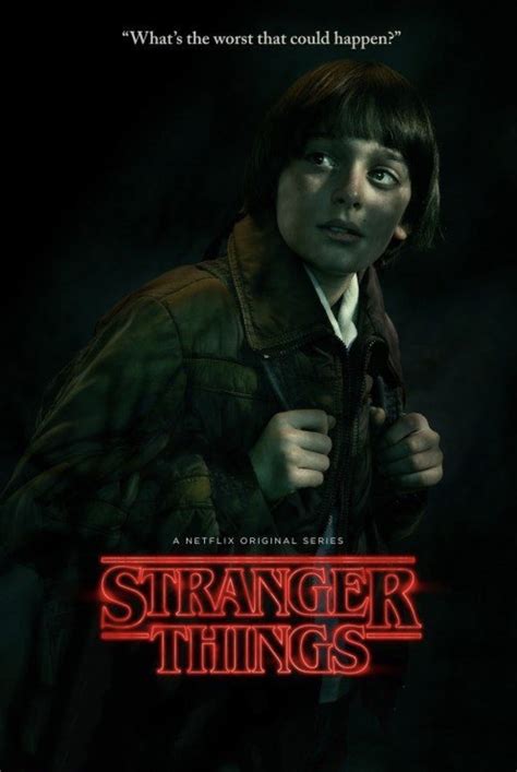 Stranger Things Season One Will Byers Stranger Things Poster