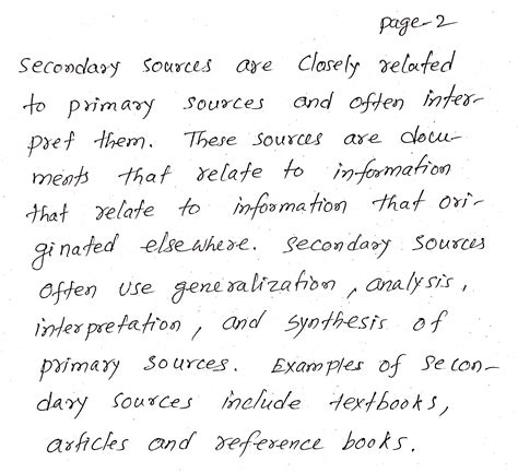 [solved] distinguish between primary and secondary sources what are