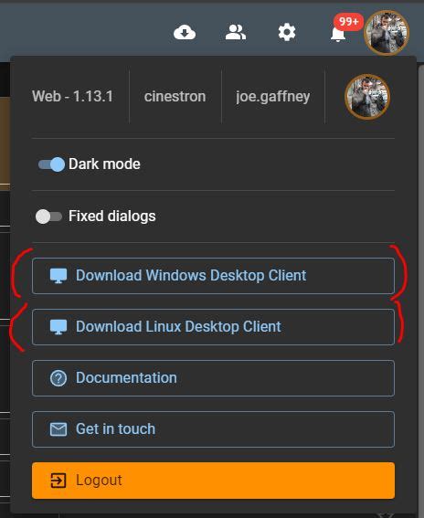 Desktop Client Taskforger