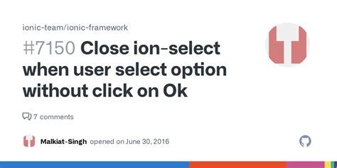 Close Ion Select When User Select Option Without Click On Ok Issue Ionic Team Ionic