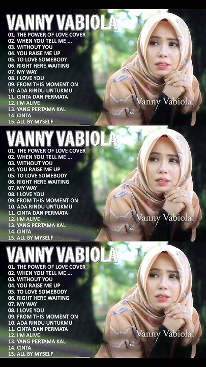 Top 10 Best Cover Music Collection Of Vanny Vabiola Top Playlist