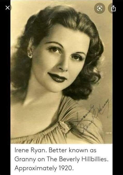 Irene Ryan Better Known As Granny On The Beverly Hillbillies