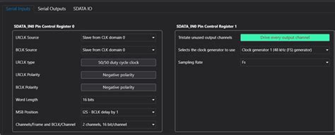 I2S Signal On SDATA IN0 In SigmaStudio Configuration Not Working Q A SigmaDSP Processors