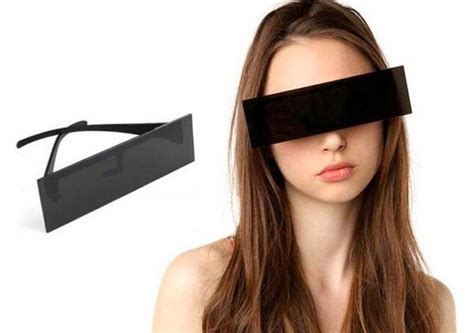 Black Bar Sunglasses Tape On Glasses Disguise Glasses Censor Bar