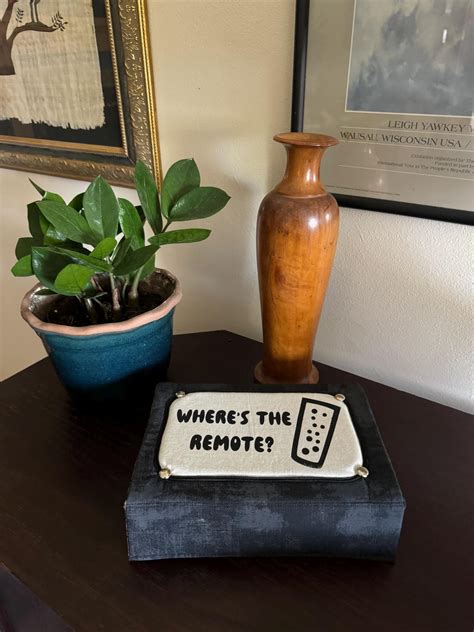 Flexbox Fun Soft Sided Decorative Remote Control Storage Box Machine Washable Etsy