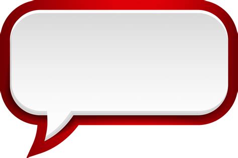 Download Red Speech Bubble Graphic