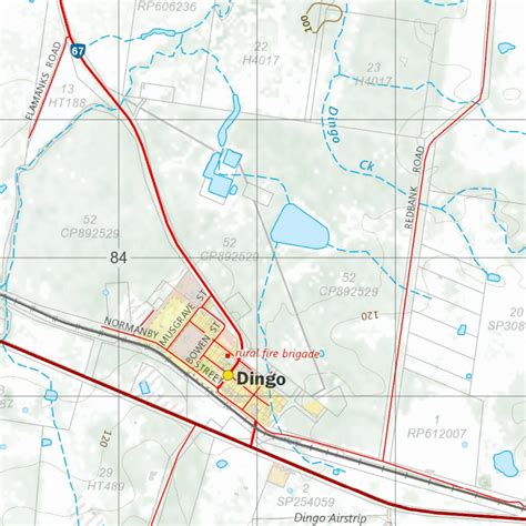 Dingo 8750 1 Map By Department Of Resources Avenza Maps
