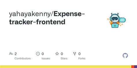 Github Yahayakennyexpense Tracker Frontend