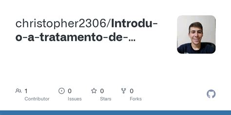 GitHub Christopher Introdu O A Tratamento De Dados Em Python
