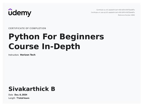 Sivakarthick B On Linkedin Python Programming Certification Lifelonglearning